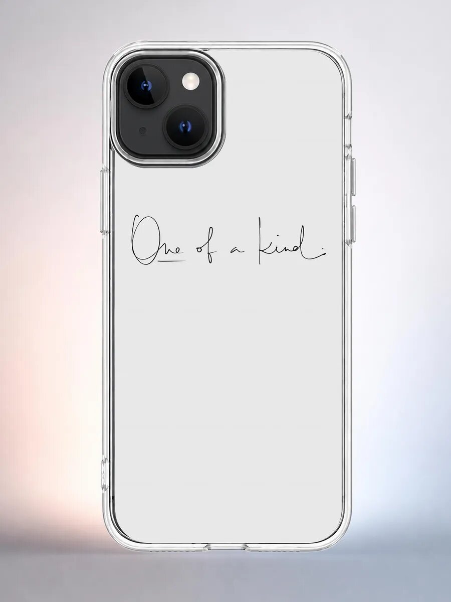 Чехол iPhone 15 каллиграфия, минимализм y2k Indie sleaze