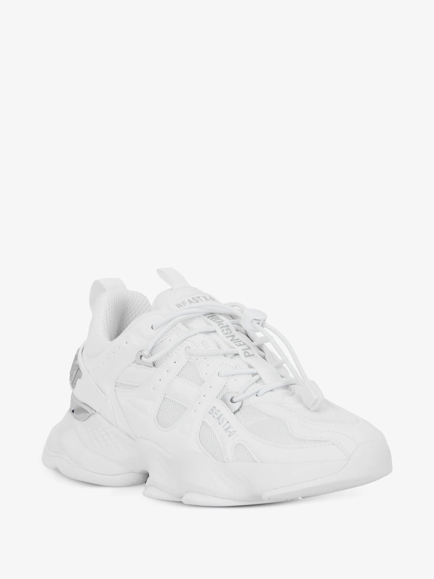 Кроссовки PLEIN SPORT Runner Beast X-01 sneakers, размер 42, белый — фото 1