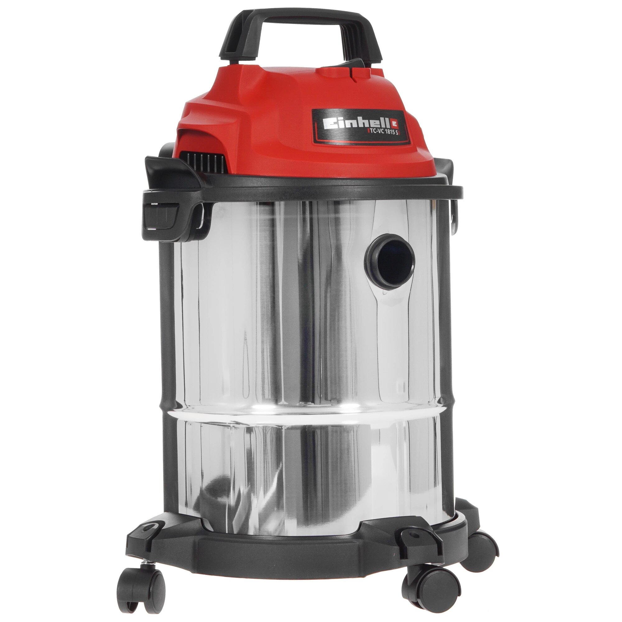 Пылесос строительный Einhell TC-VC 1815 S 2342390, сухая/влажная уборка, 1250 Вт, бак 15 л, нержавеющая сталь