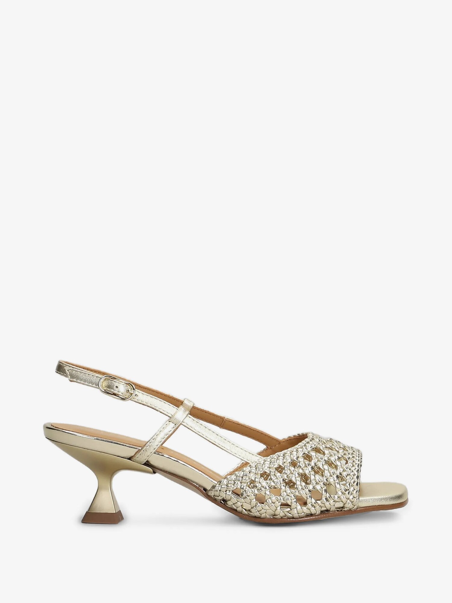 Сандалии Woven slingback heeled sandals