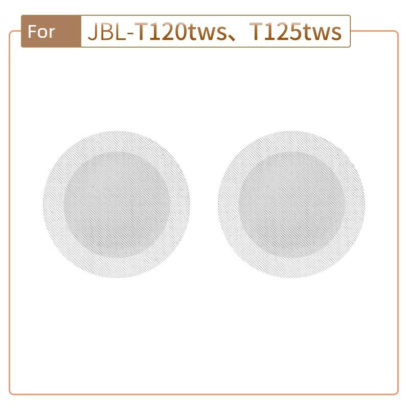 Белая тонкая сетка для наушников JBL T125TWS, фильтр от пыли, 10 пар (20 шт.) с инструментом