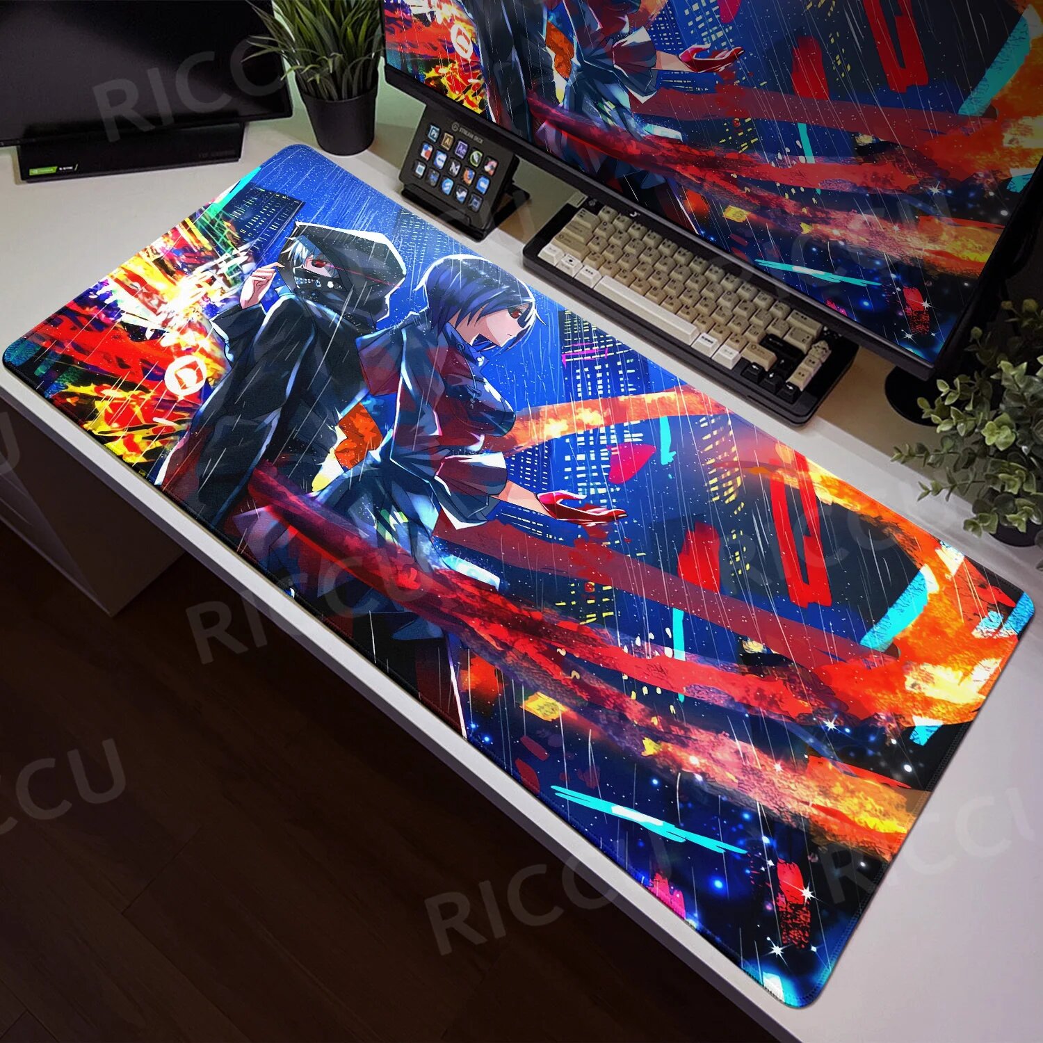 Коврик для мыши Riccu Tokyo Ghoul XXL, 600x300x3mm, P-13