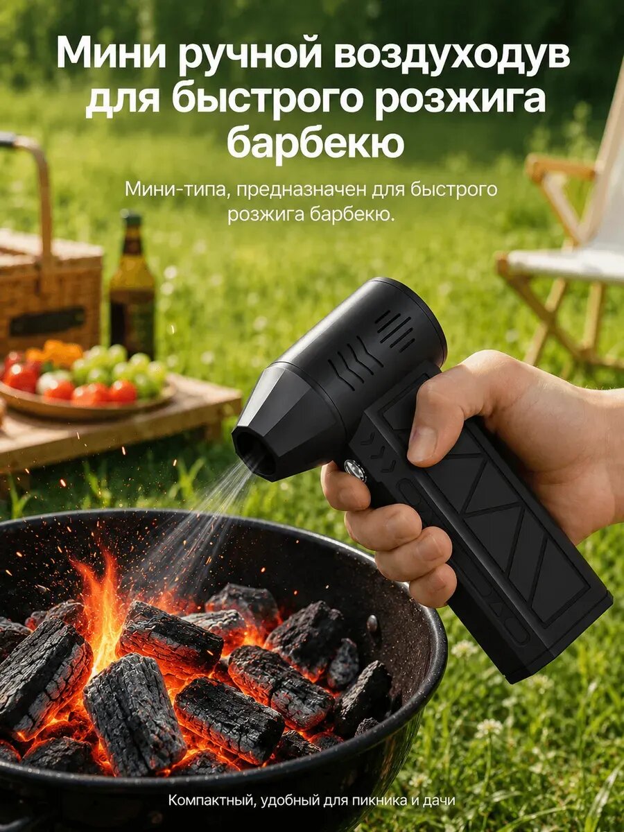 Ветродуйка аккумуляторная мощная