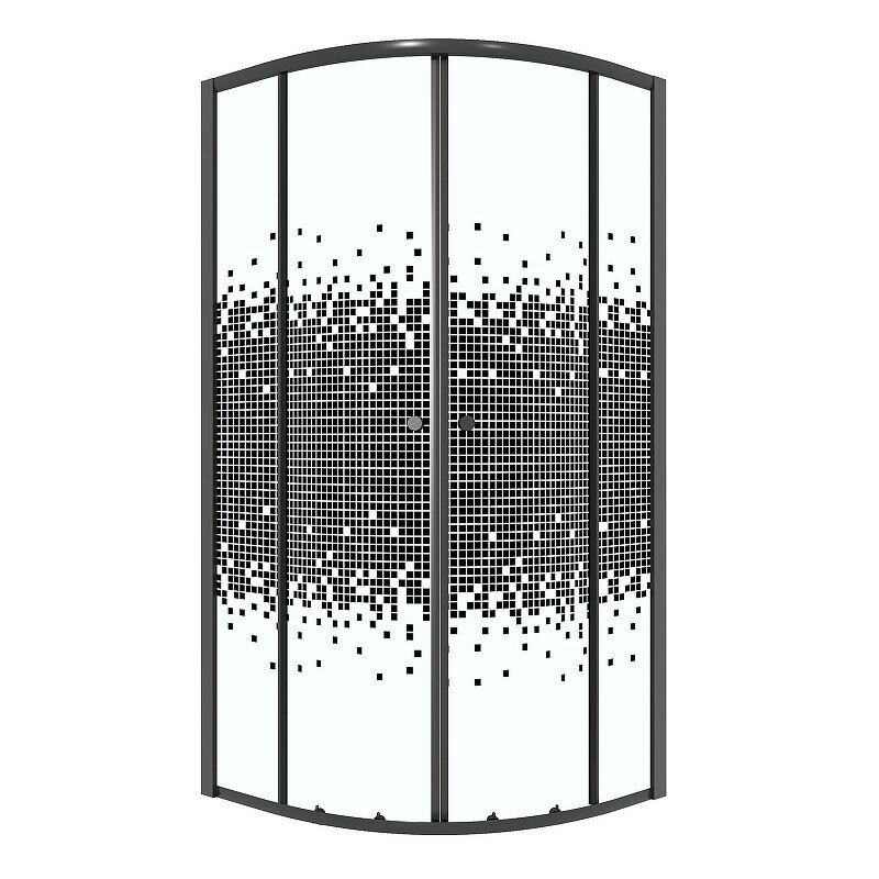 Душевой уголок Niagara Eco 90х90 NG-1007-14BLACK