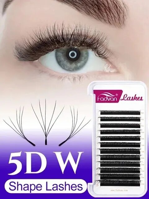 Накладные ресницы FADVAN W 3D/4D/5D/6D/7D/8D D, FD-WYC