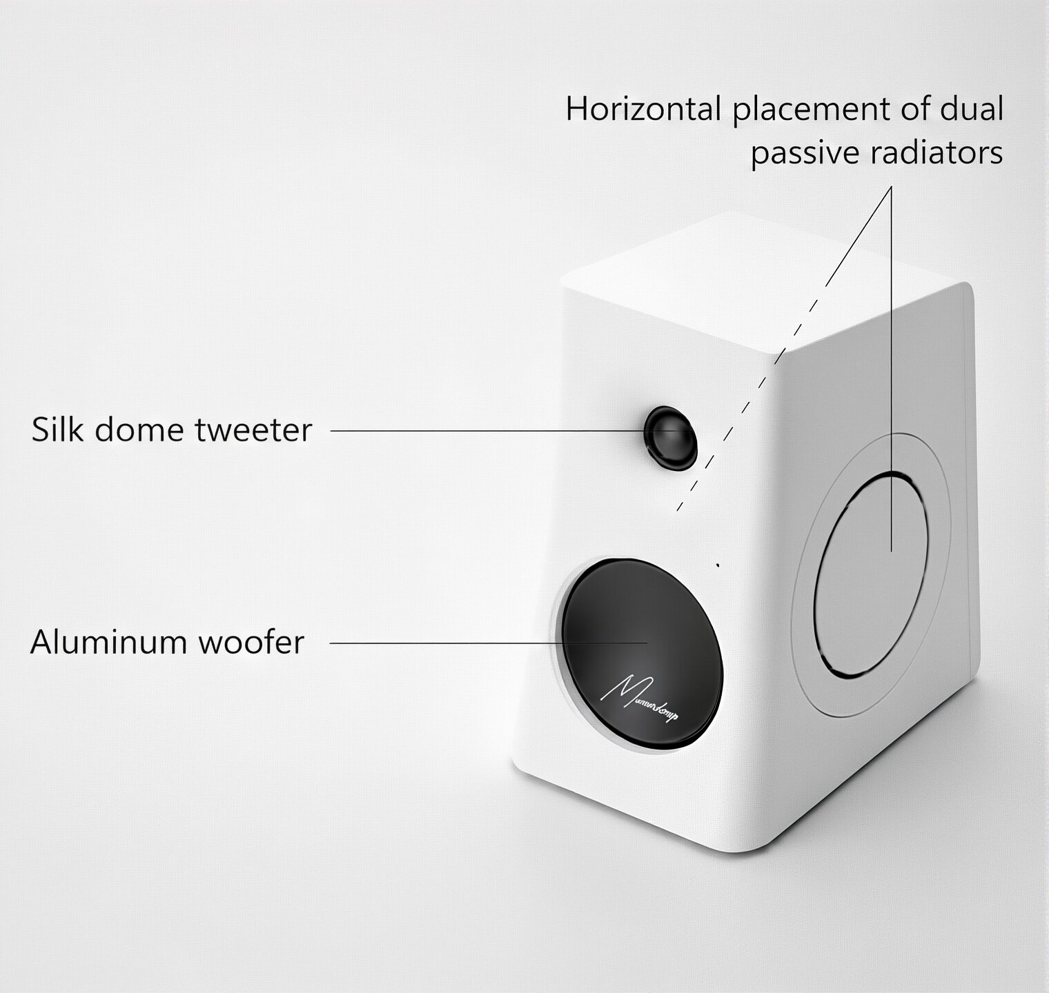 Колонки Moondrop MM3A, активная Hi-Fi акустика bluetooth, 3 дюйма — фото 1