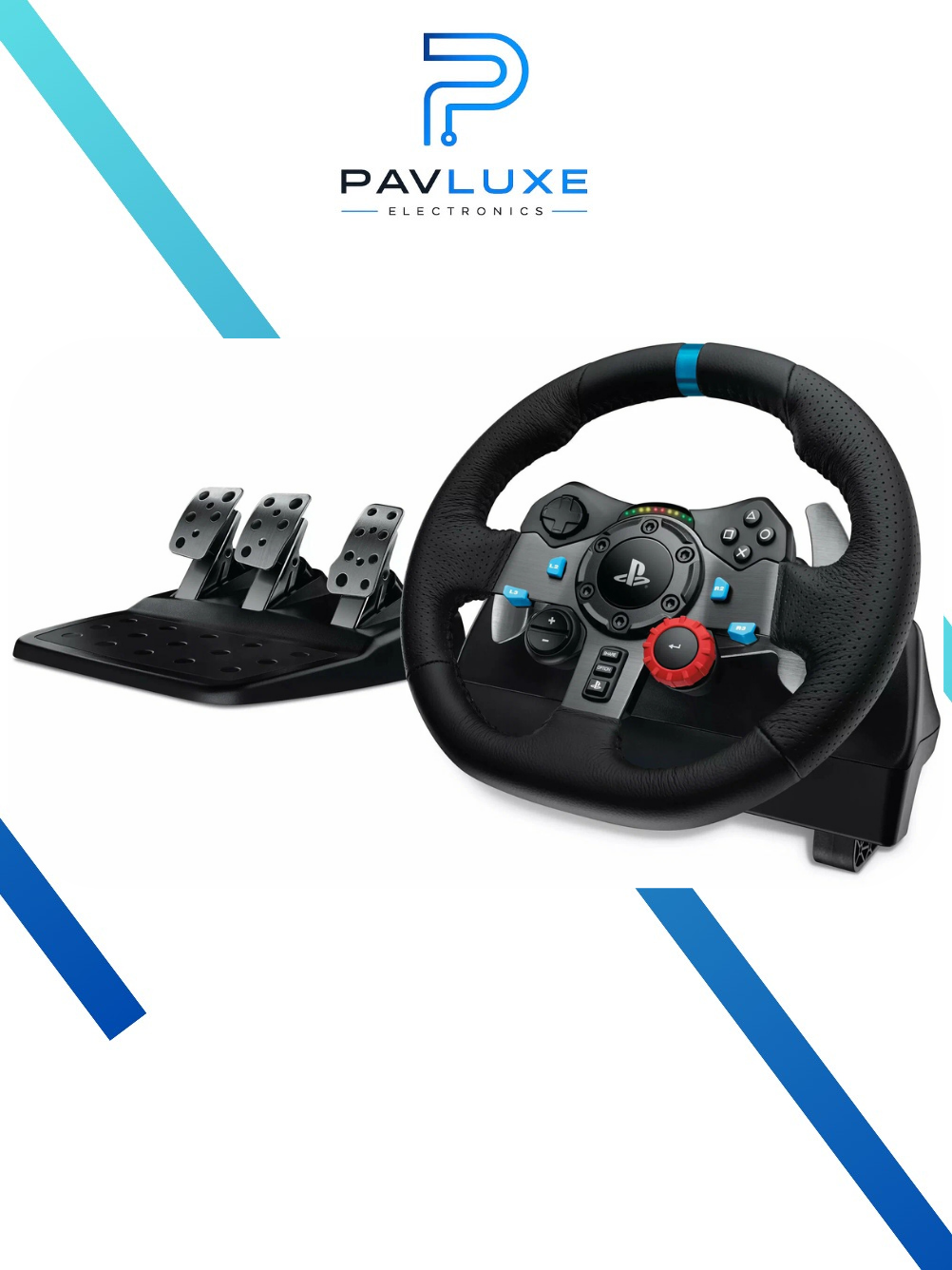 Игровой руль Logitech G29 Driving Force, педали, PC/PS3/PS4/PS5, черный