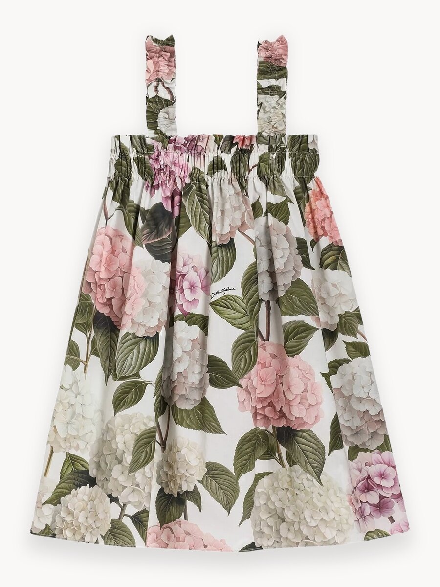 Платье DOLCE & GABBANA Hydrangea, размер 2 года, белый