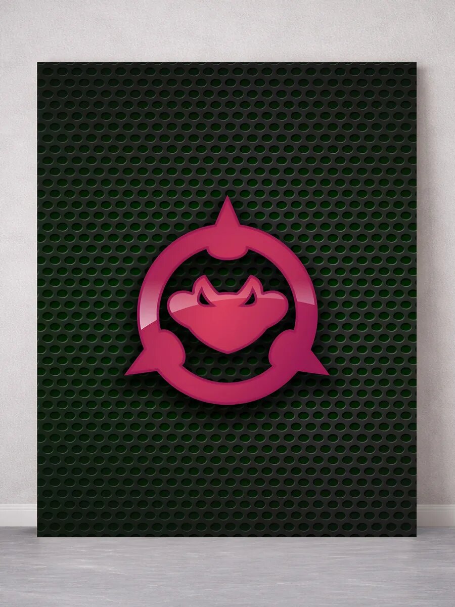 Картина на стену 40х50 см Игра Battletoads