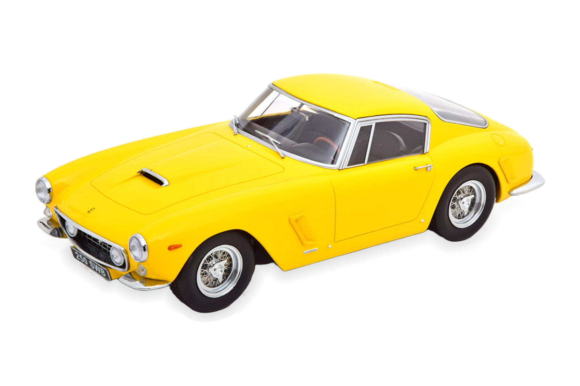 Модель коллекционная KK-SCALE Ferrari 250 gt swb passo corto 1961 yellow