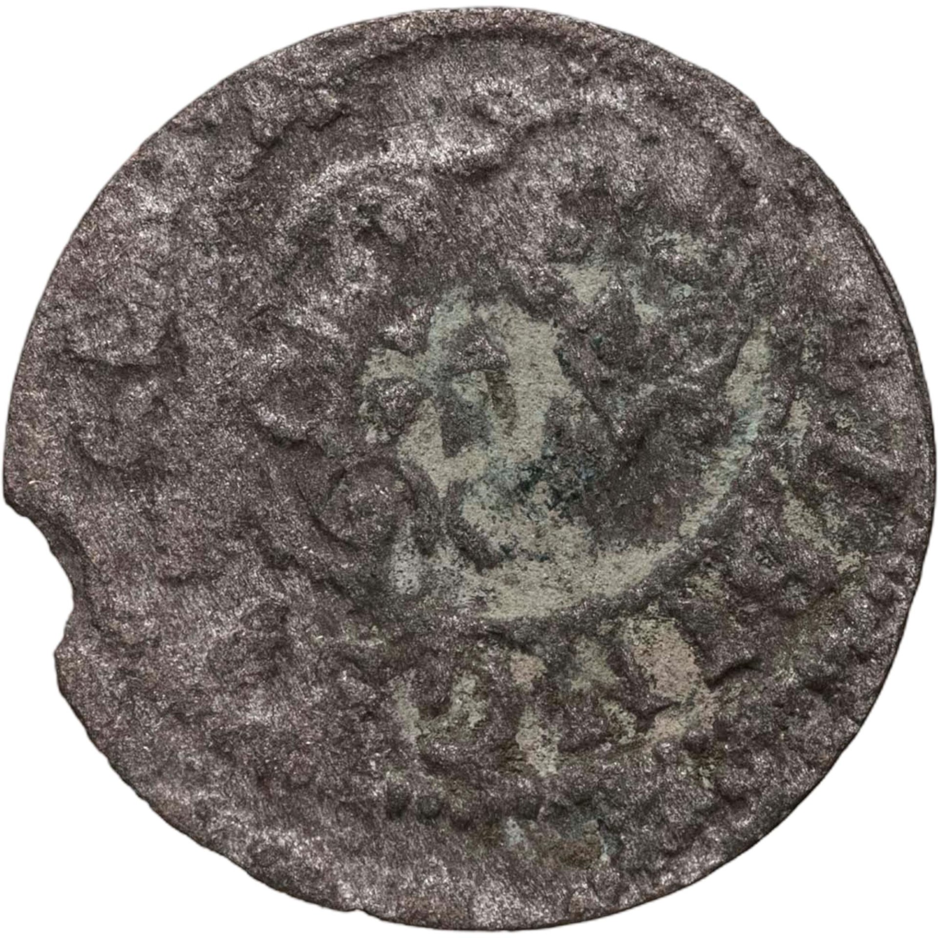 Шведская Ливония 1 солид 1621-1634 Густав II Адольф Шведская оккупация Риги, биллон, в сохранности F-VF