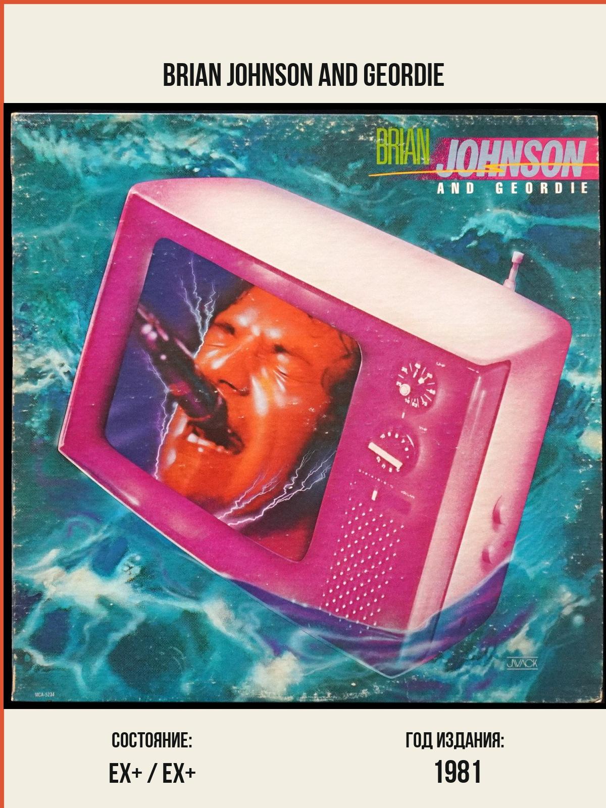 Виниловая пластинка MCA Brian Johnson – Brian Johnson And Geordie
