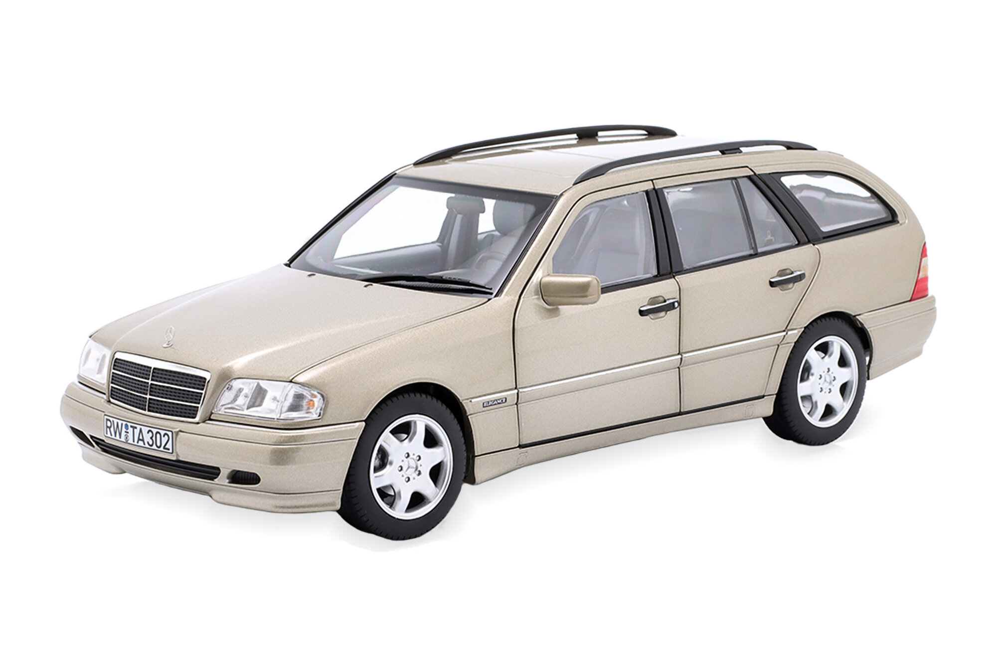 Модель коллекционная NOREV Mercedes c-klasse estate 1997 pearl silver