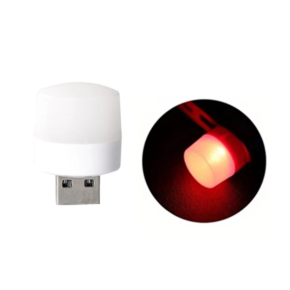 RGB USB-ночник для чтения 3 Pcs, Красный, Red
