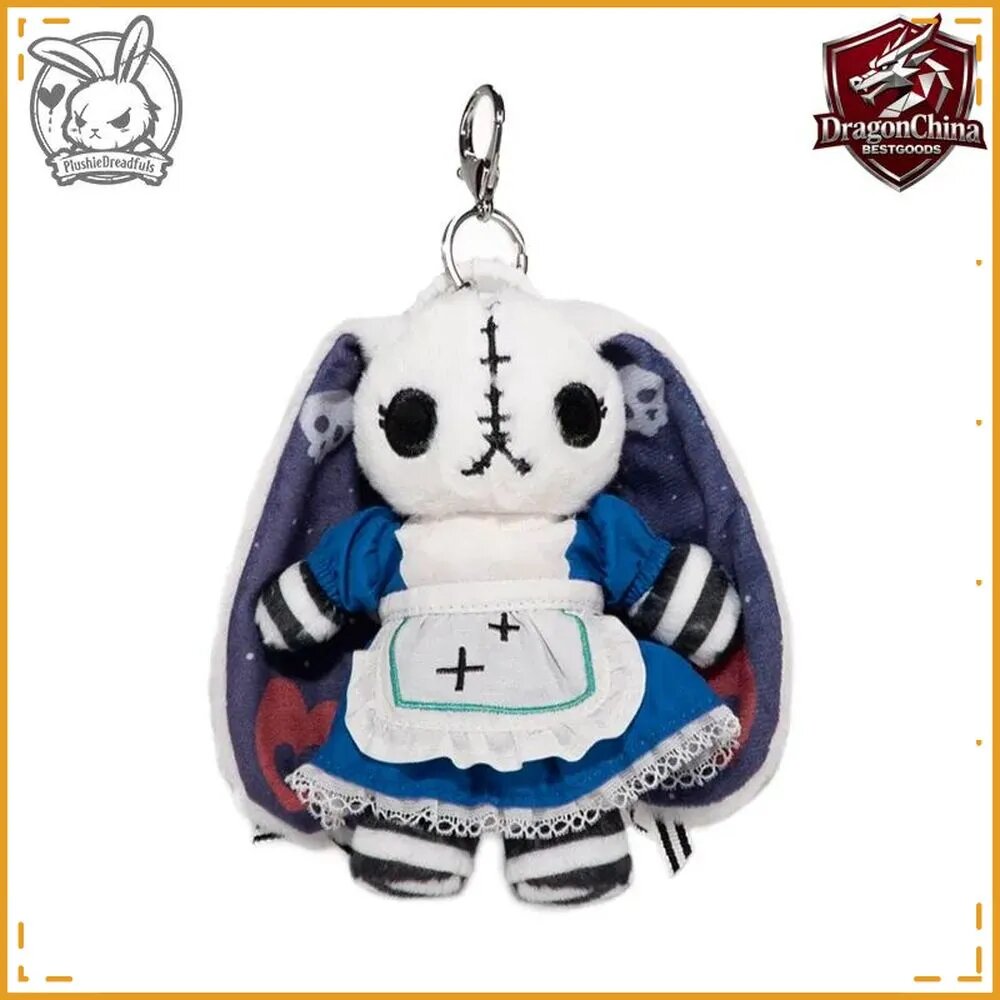 Плюшевый брелок PLUSHIE DREADFULS Кролик из Алисы в Стране Чудес, 14 см