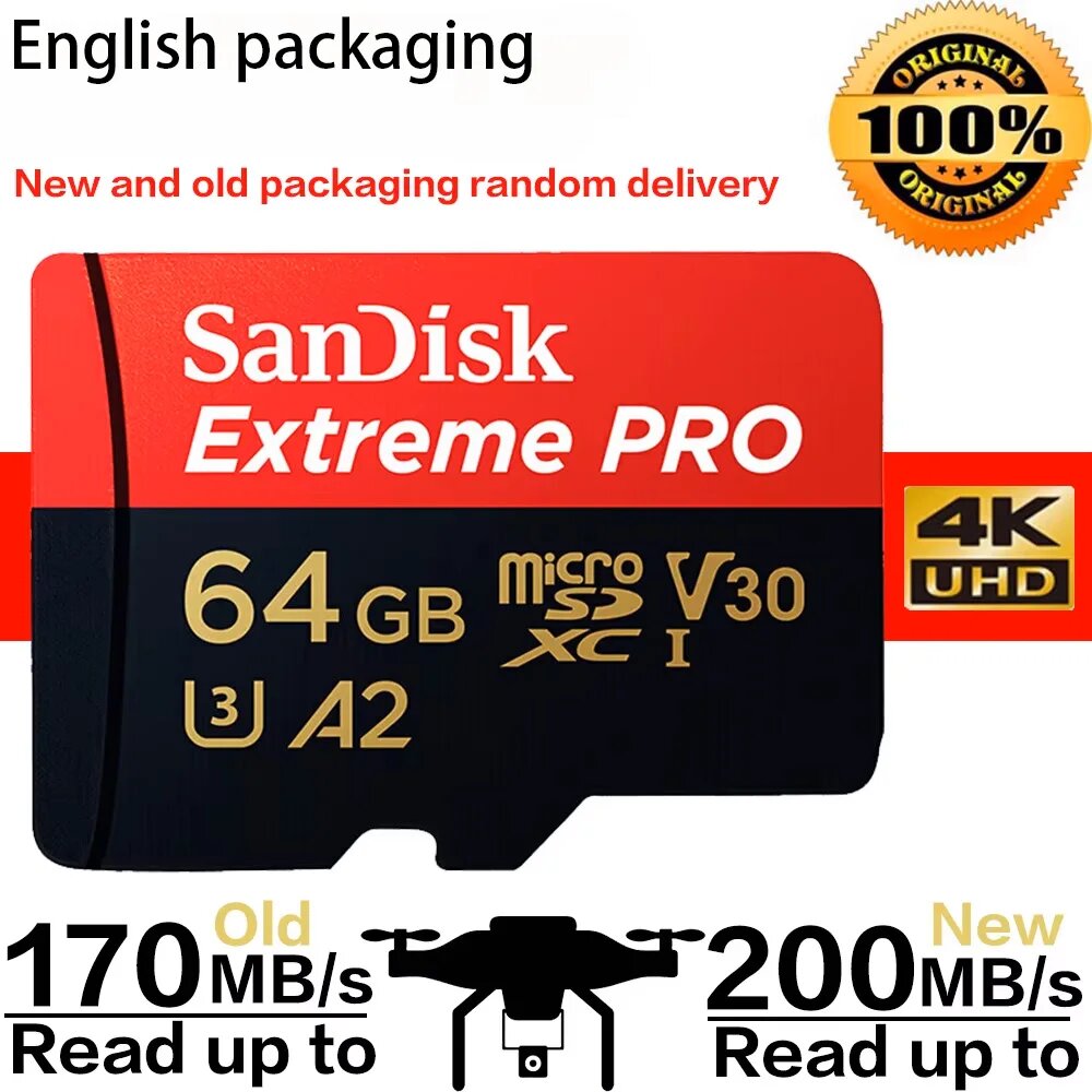SanDisk Extreme Pro 64GB microSDXC UHS-I V30 A2