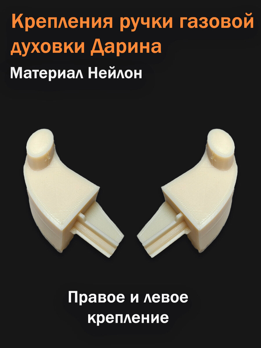 Крепления ручки газовой духовки Дарина, Нева (R+L)