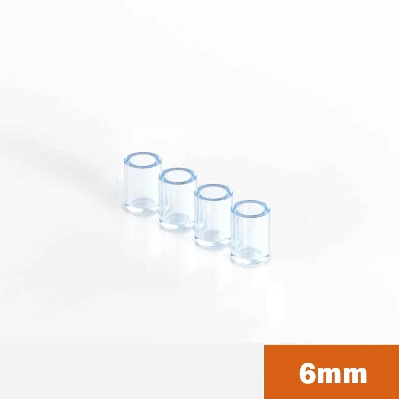 10 шт, круглые/квадратные резиновые накладки для ножек Round 6mm