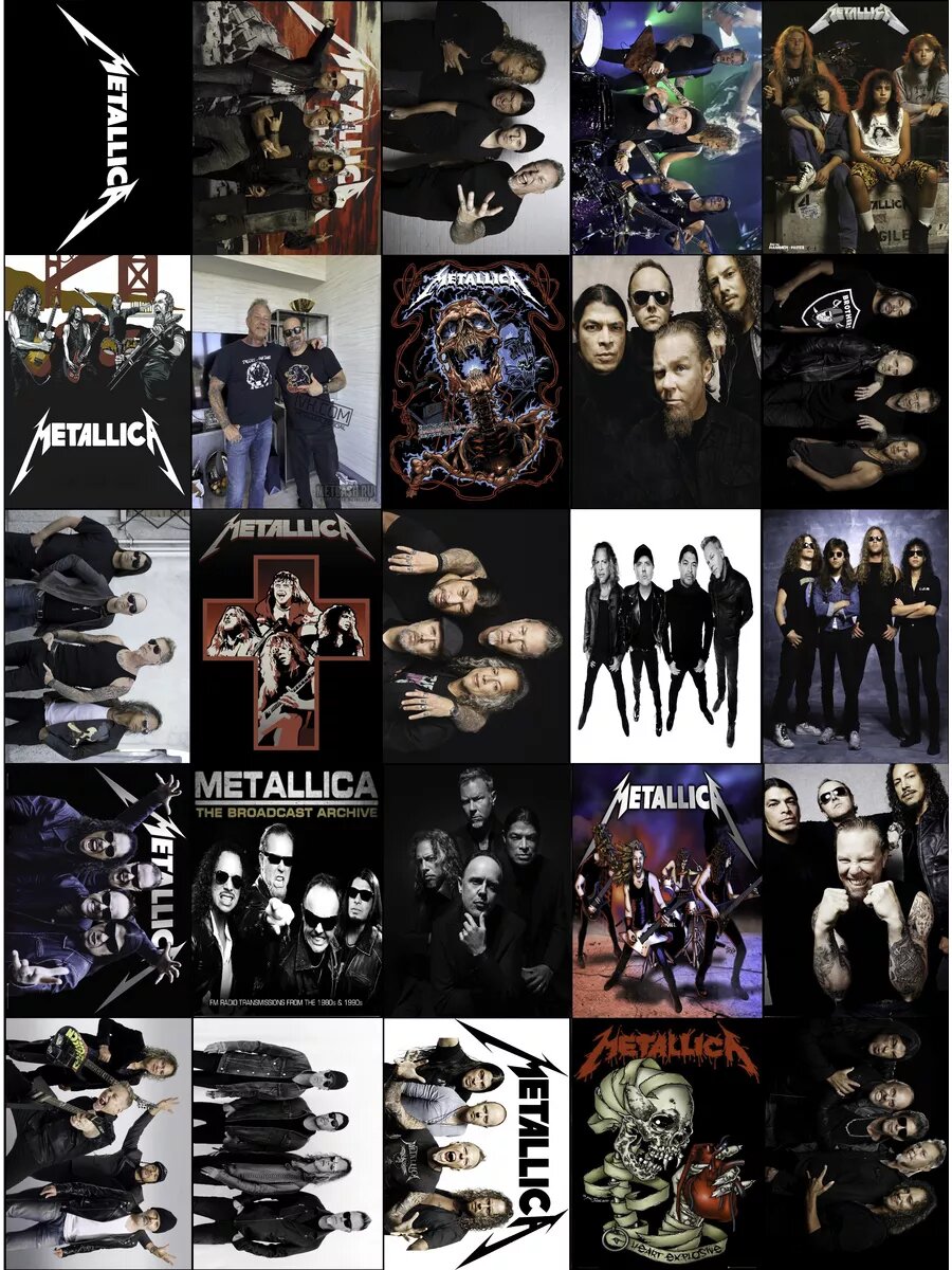 Группа Metallica постеры — фото 1