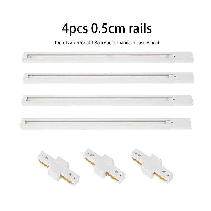 LANGYUE Диммируемые Трековые Споты 20-50 Вт natural white, Белый, 4pcs white rails