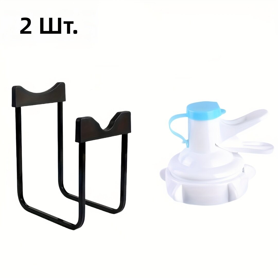 Подставка для чайника металлическая, комплект из 2 шт, черный