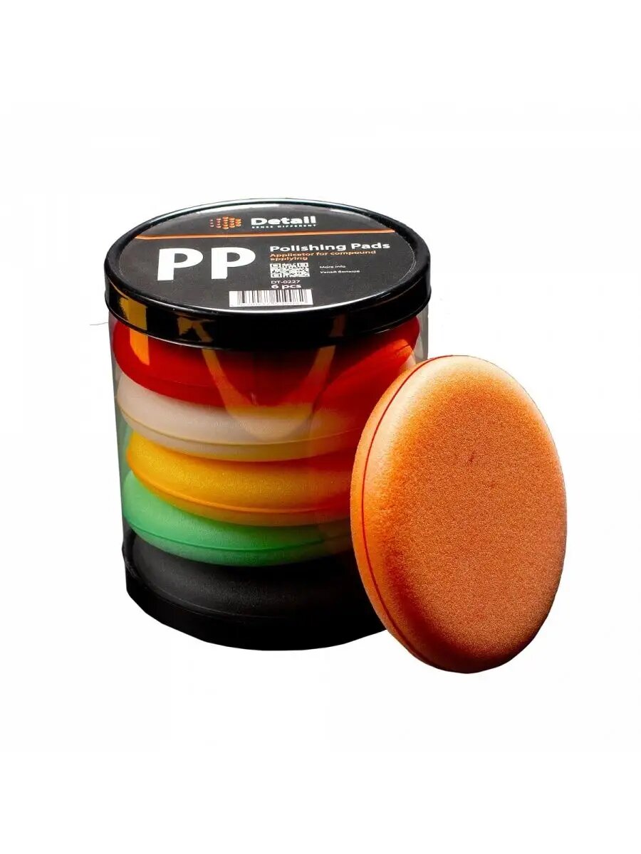 Комплект аппликаторов PP Polishing Pads 10,5*2см 6шт DT-0227