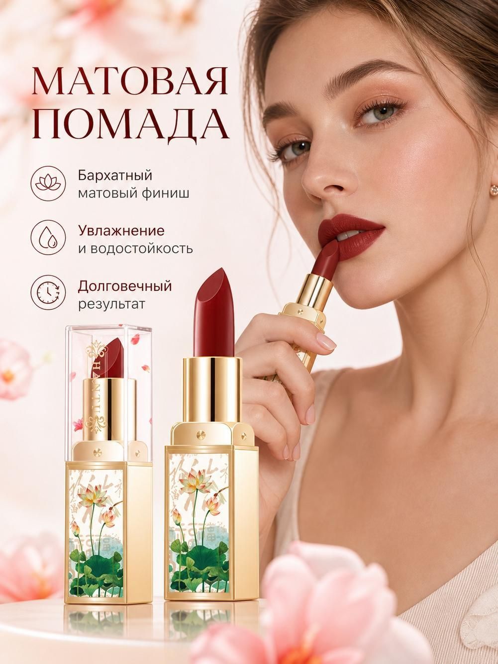 HANTU Губная помада, матовая, 3.5 г