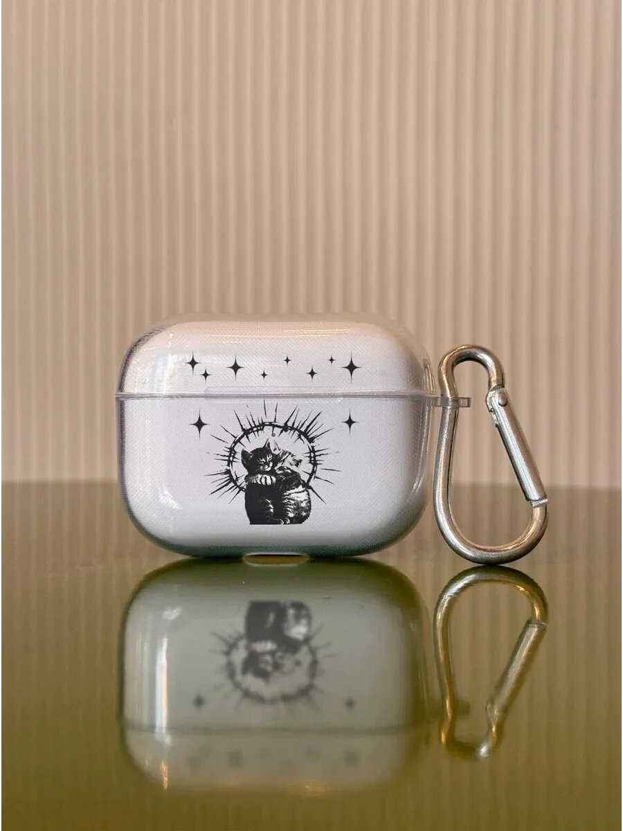 Чехол на AirPods Pro с котиком