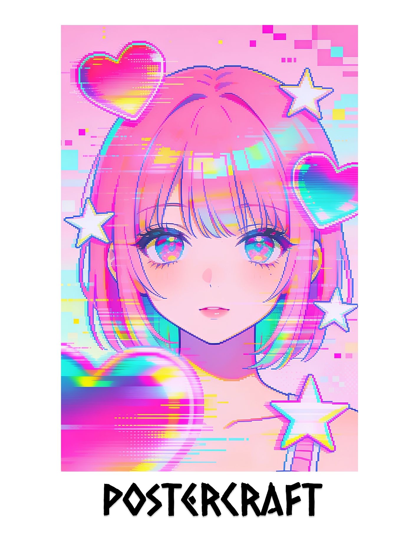 Постер Милый "Cutecore" (y2k, kawaii), 29.7х42см, А3, глянцевый