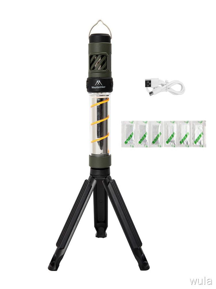 Динамофонарь Mountaineer с подставкой на 3 ножки, USB зарядка, для туризма и дома, фонарь