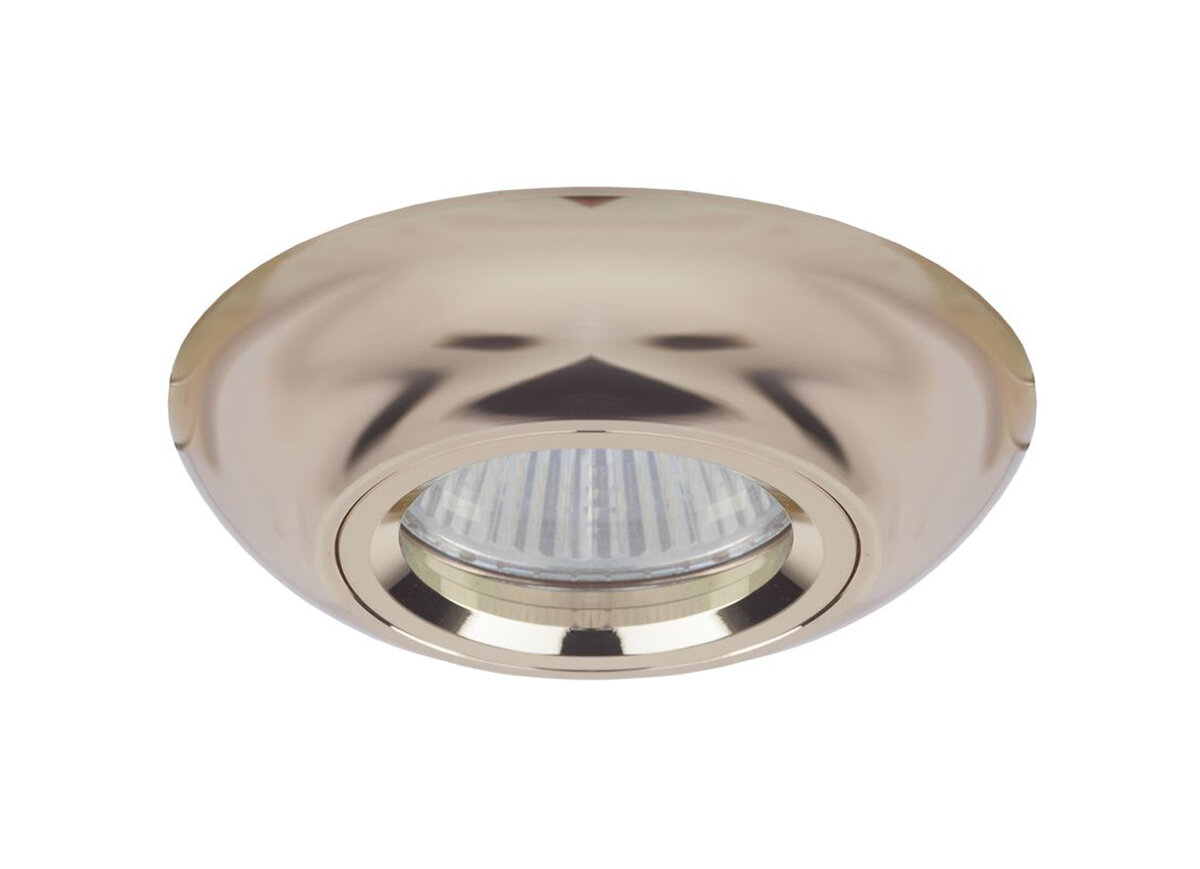 Светильник встраиваемый точечный неповоротный MR16, max 50w GU5,3 D 90 H 75, золото, N1592-Gold, Donolux