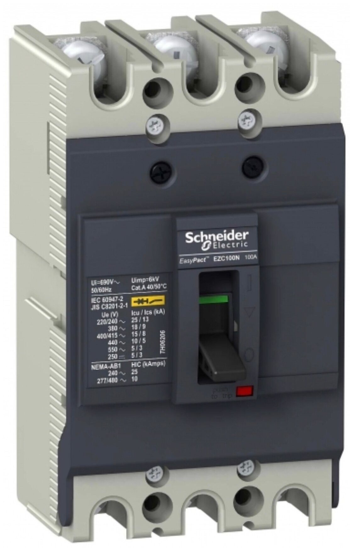 Автоматический выключатель Schneider Electric EZC100N