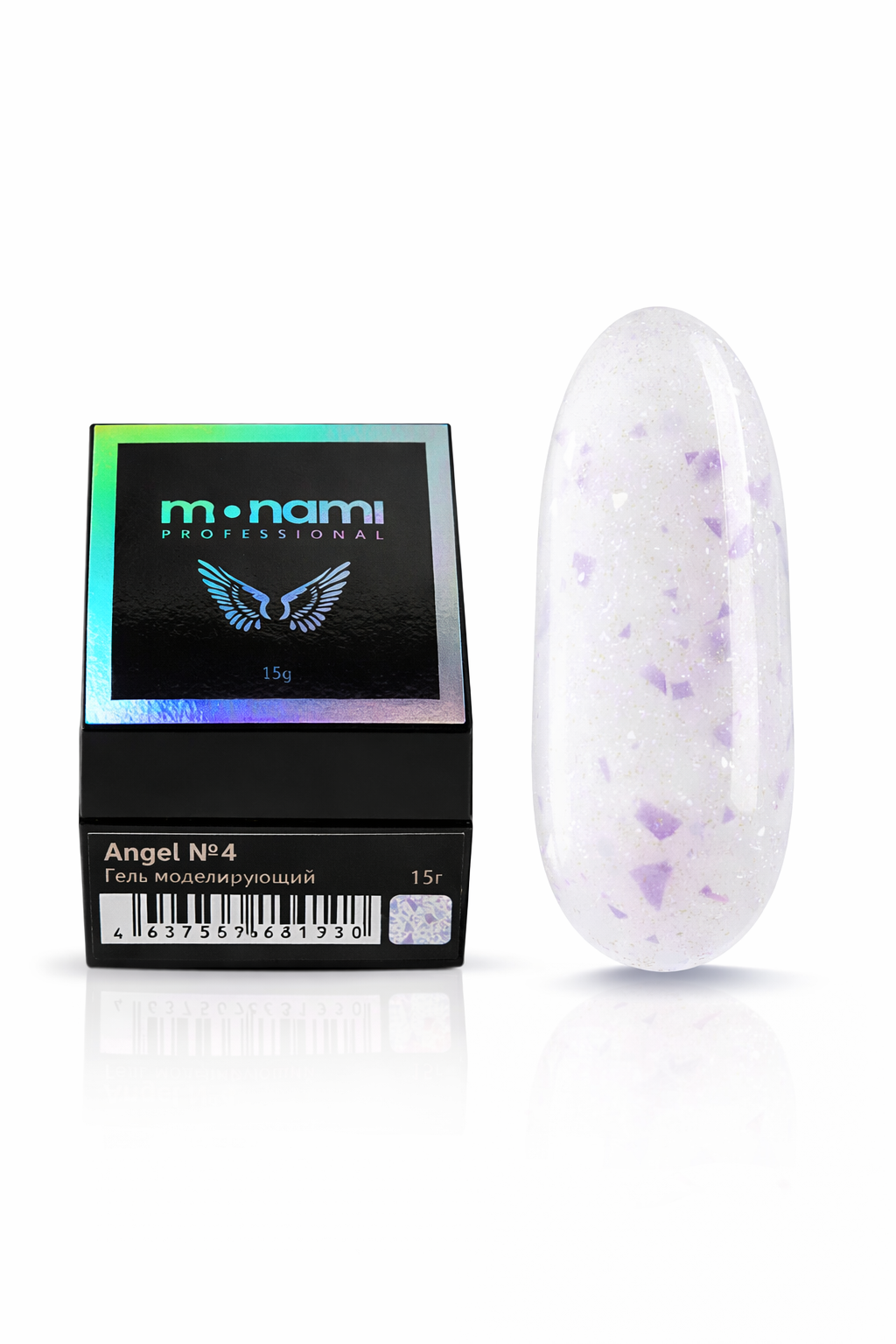Гель моделирующий Monami "Professional Angel №4", густой, цвет голубой, 15г
