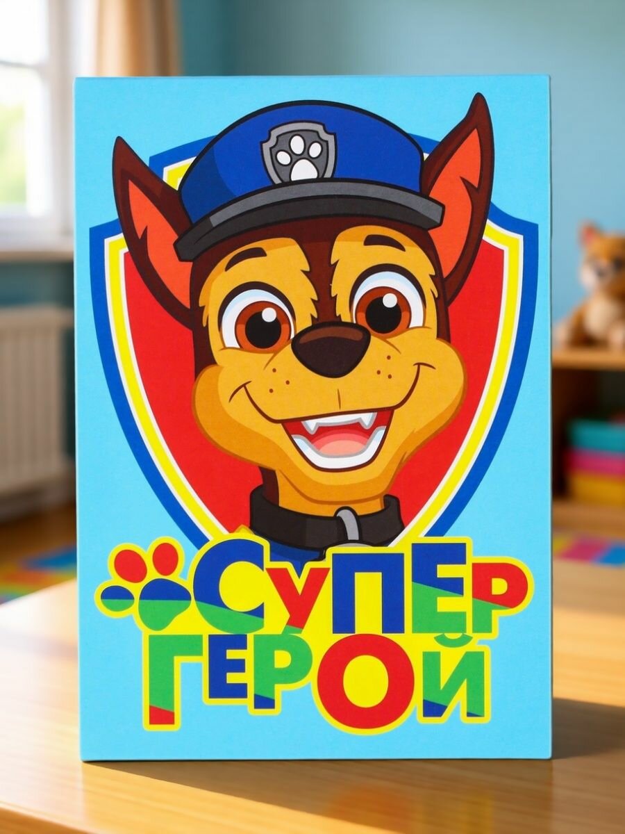 Коробка складная, 3 шт.16х23х7,5 см Супер герой, Щенячий патруль, 3 шт.