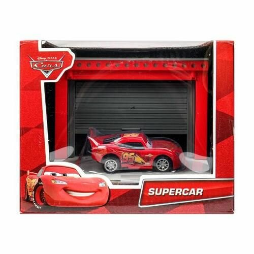 Машинка Huada Toys модель-игрушка Спортивная машина с гаражом 20,5 см, пластик, от 3 лет, GARAGESMA-20PL-CARS