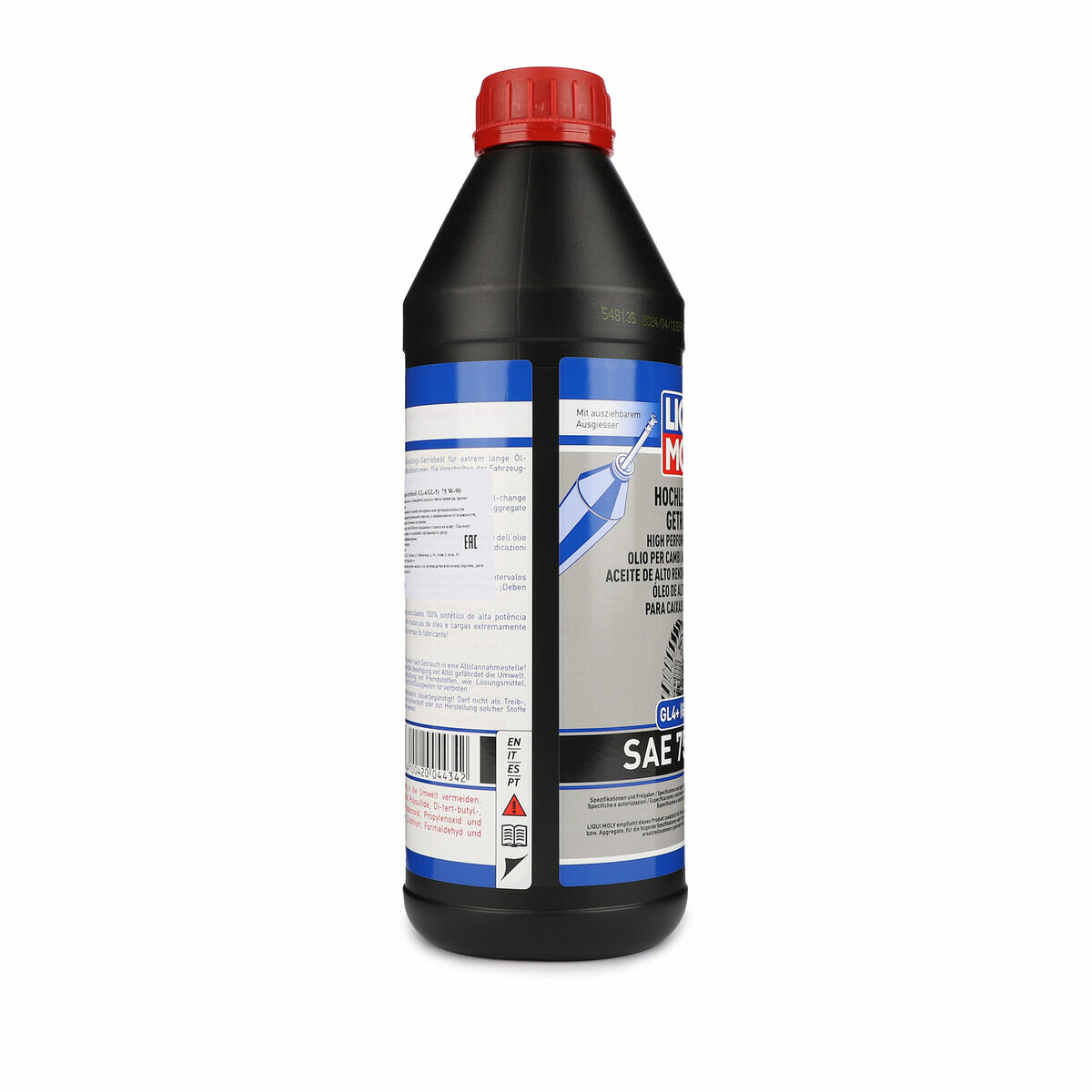 Масло Трансмиссионное Liqui Moly Синтетическое 75W-90 1Л.(Liqui Moly 4434)