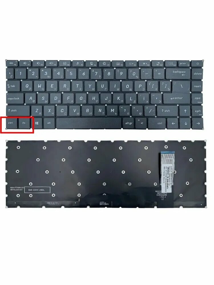 Новая клавиатура ноутбука для MSI Modern 15 A10M MS-14C1 MS-14C2 с подсветкой