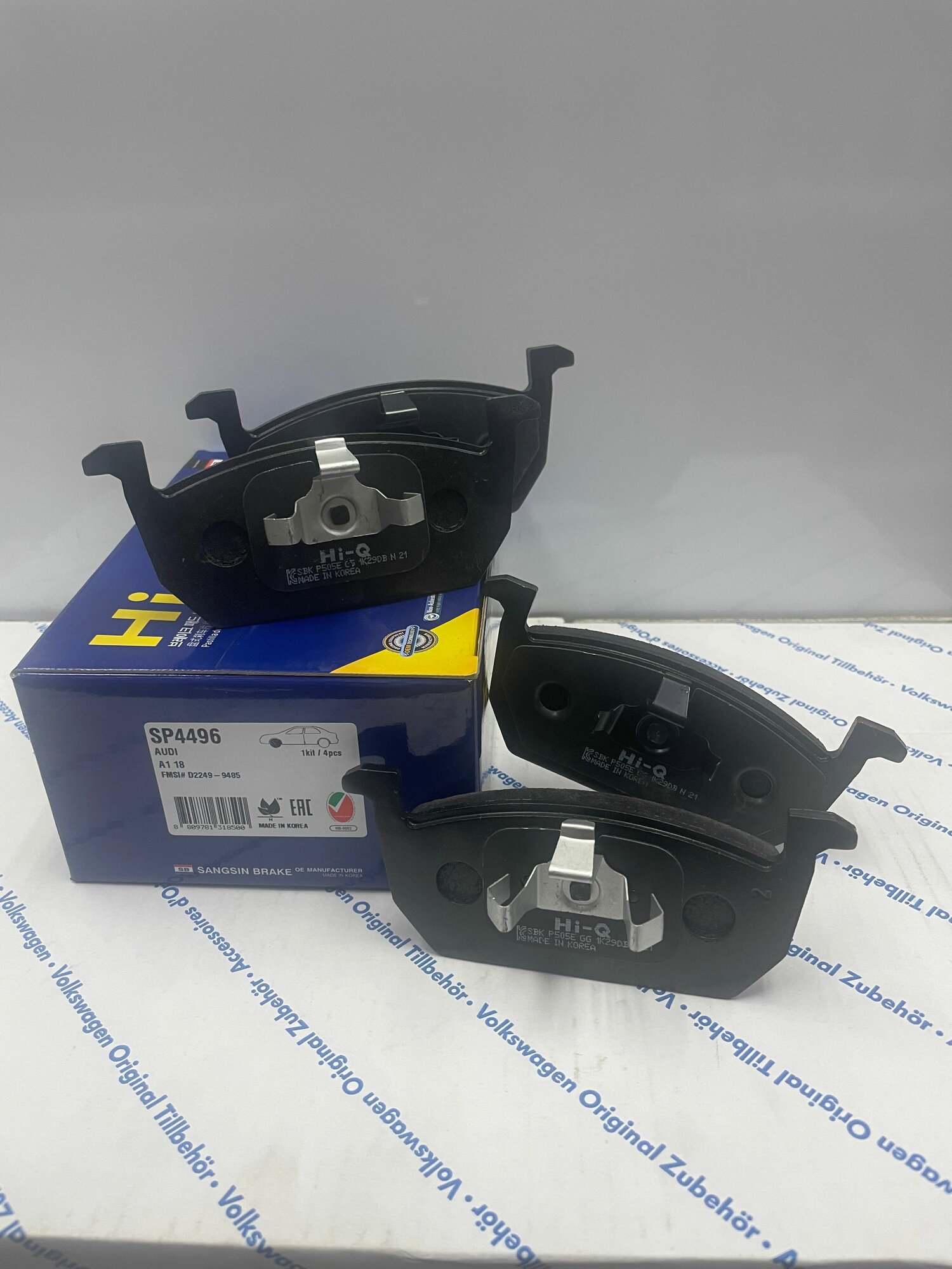 Колодки тормозные передние к-кт Sangsin brake SP4496 (2Q0698151Q) для SKODA FABIA (2015>)