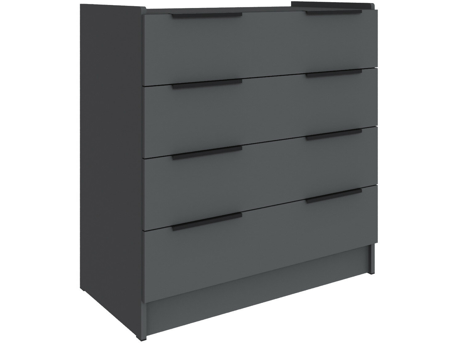 Комод для спальни с ящиками для хранения (0,85), Графит серый