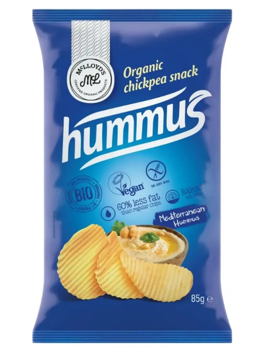Чипсы из нута со вкусом хумуса 85г.