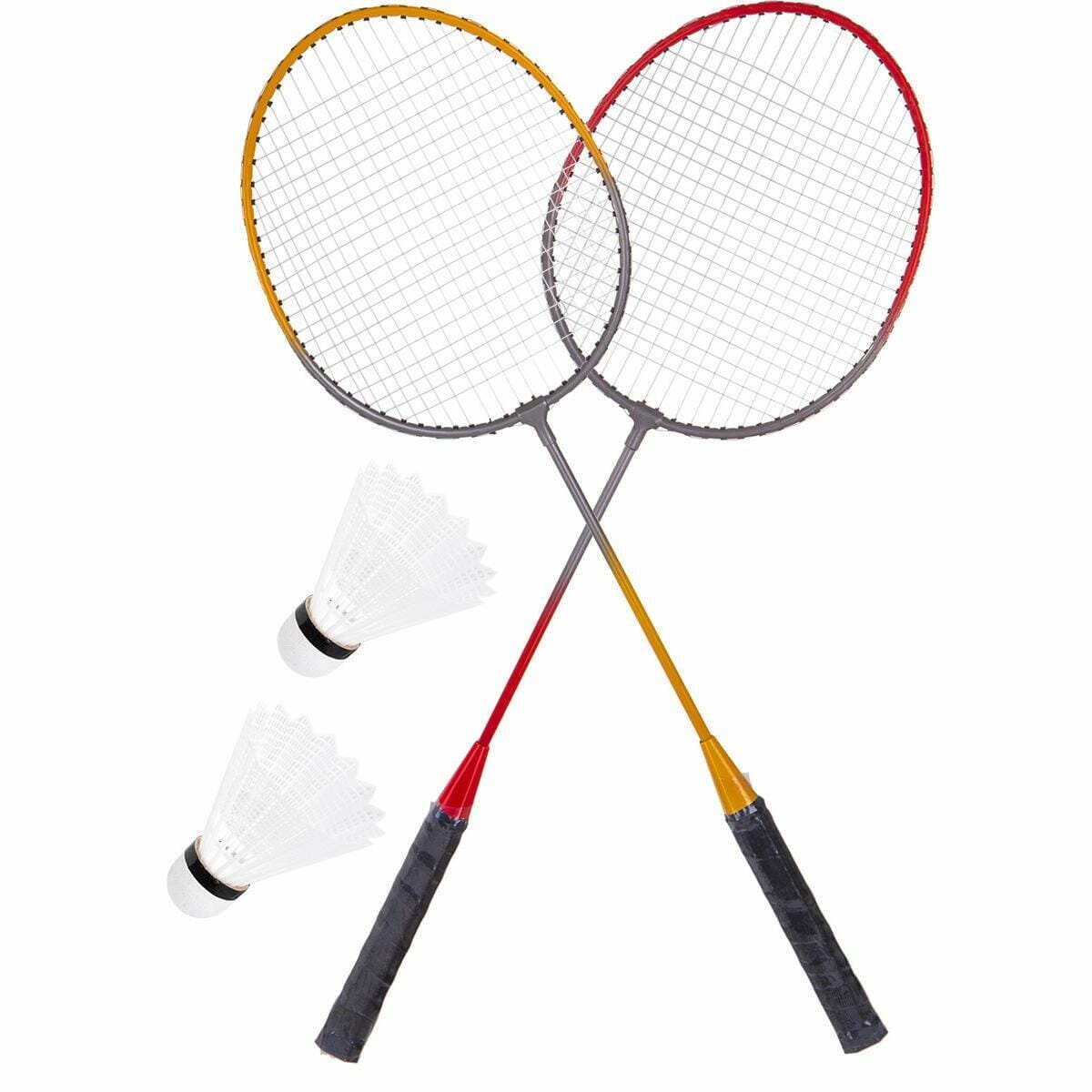 DECATHLON набор для бадминтона Enero 6в1, красный/черный, вес 1.2 кг, длина ракетки 66 см