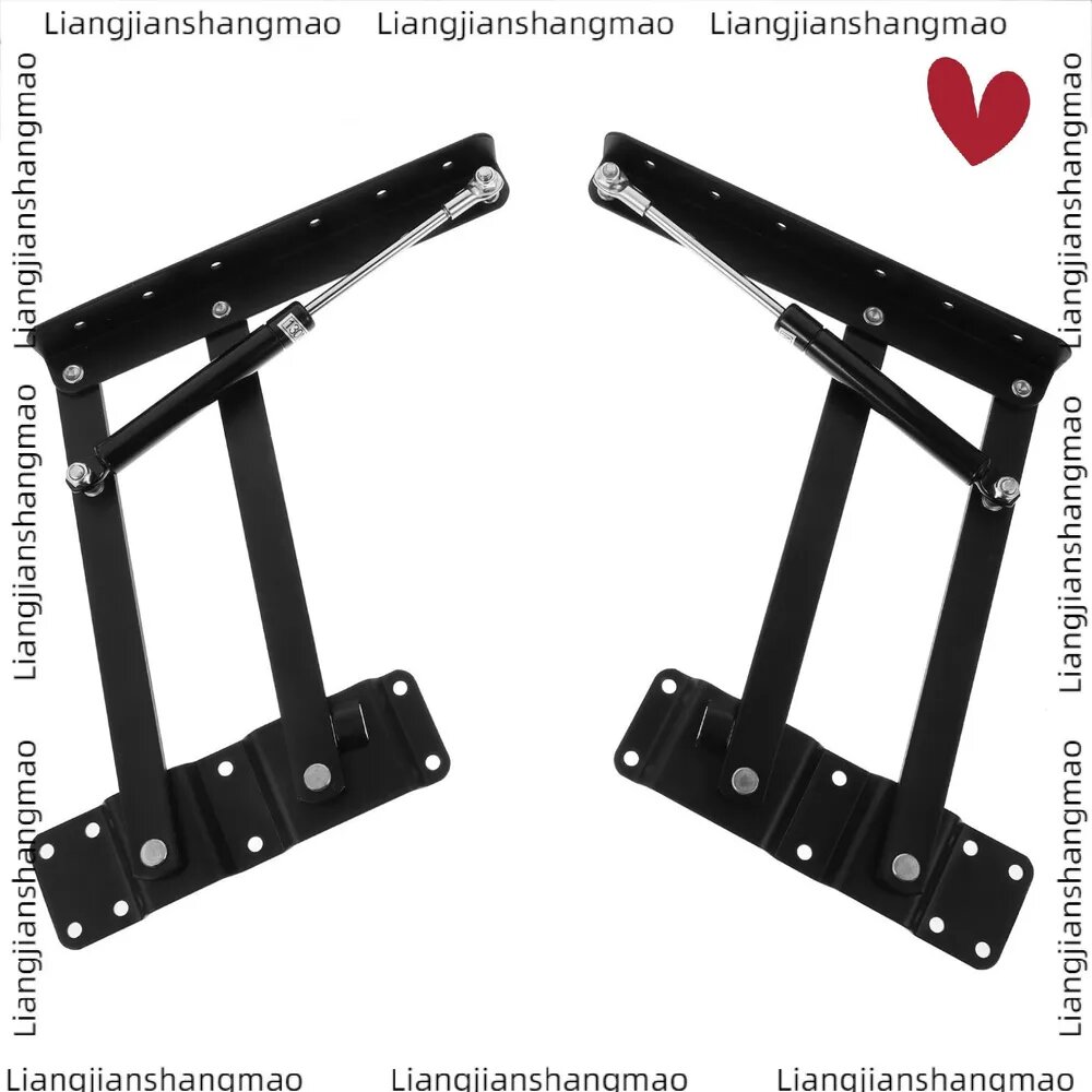 Подъемный механизм для журнального стола, Черный, для кроватей, без доводчика