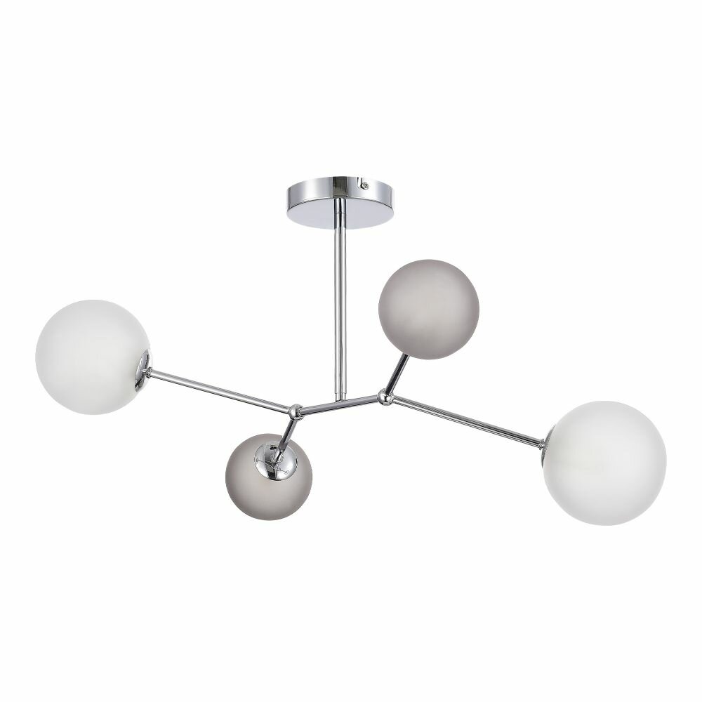 SLE1107-103-04 ST-Luce Светильник подвесной Хром/Белый, Серый G9 LED 4*5W 4000K.