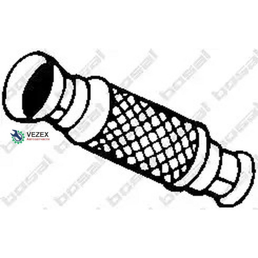 BOSAL 700-023 Глушитель (труба приемная)