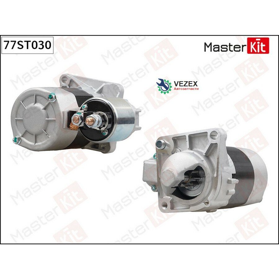 MASTERKIT 77ST030 Стартер FIAT 07- (1kw) Masterkit