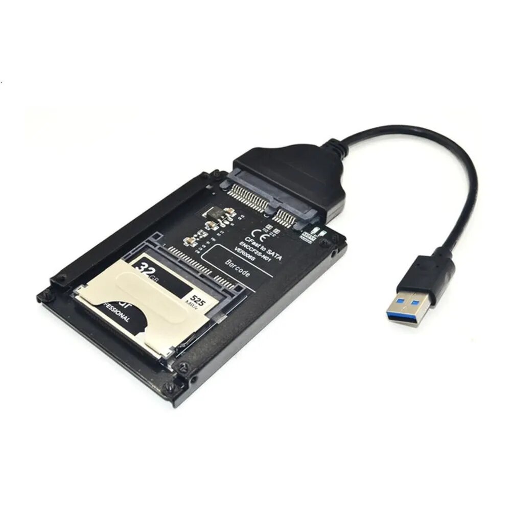 Кабель для компьютерной периферии CFAST to SATA USB разноцветный