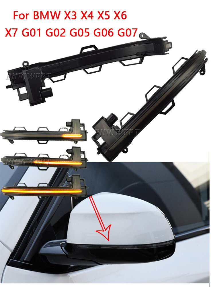 Фары автомобильные, Указатель поворота, 2 шт, арт. для BMW X3 IX3 G01 G08 X4 G02 X5 G05 X5 G06 X7 G07