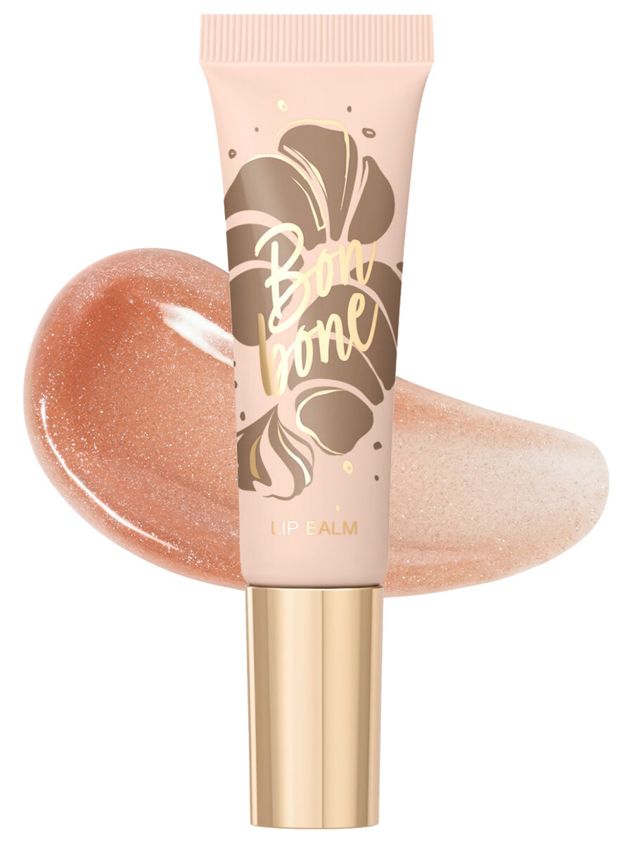 Бальзам для губ с пептидами Vivienne Sabo Bonbone, тон 02 крем-брюле / бежевый c сиянием