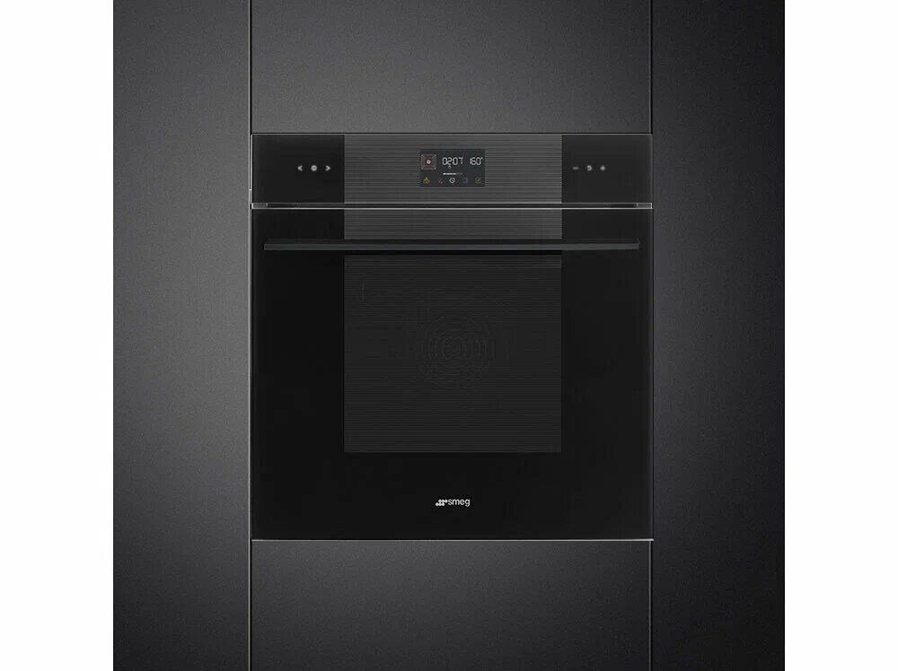Духовой шкаф Smeg SO6102TB3 с грилем 60см, черный, 68л, 250 градусов, A+, 3500Вт, 1200Вт — фото 1