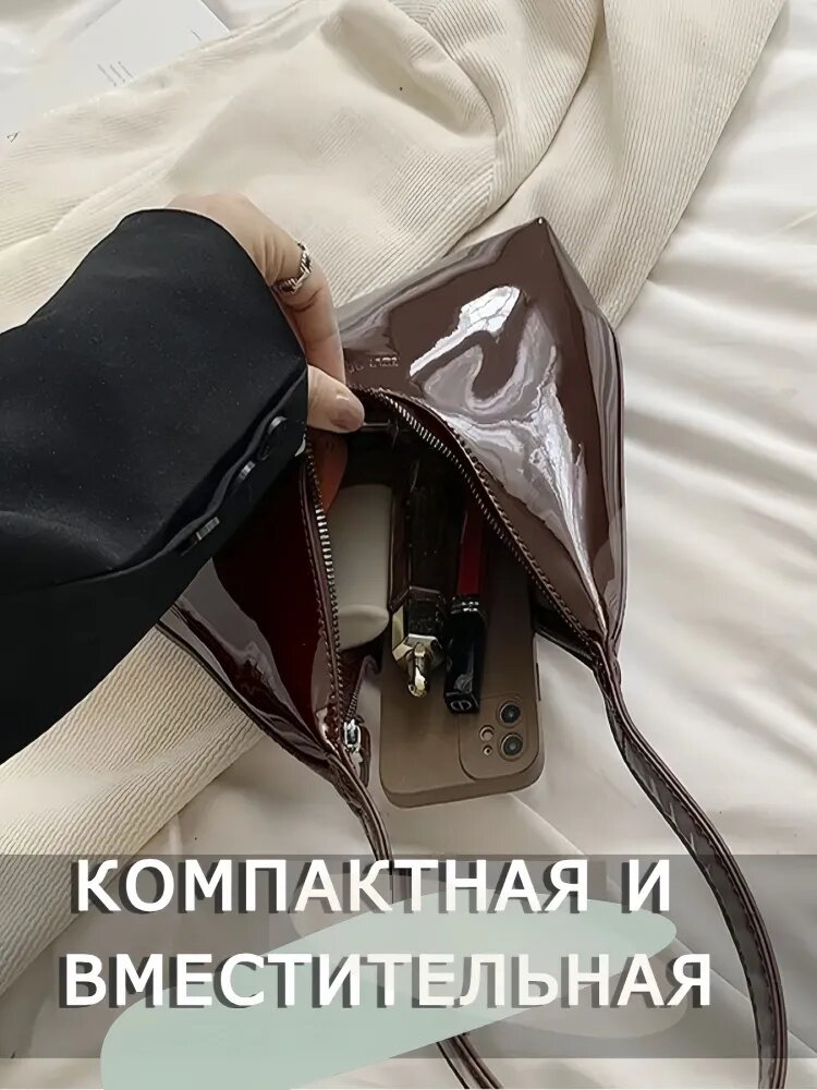 Портфель, коричневый — фото 1